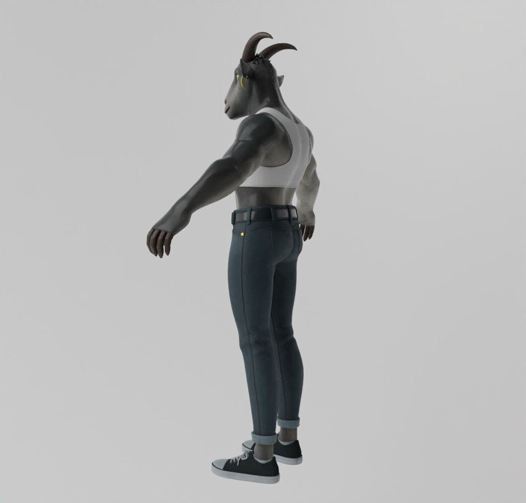 ArtStation - Pilgor Goat Lowpoly Rigged | Resources