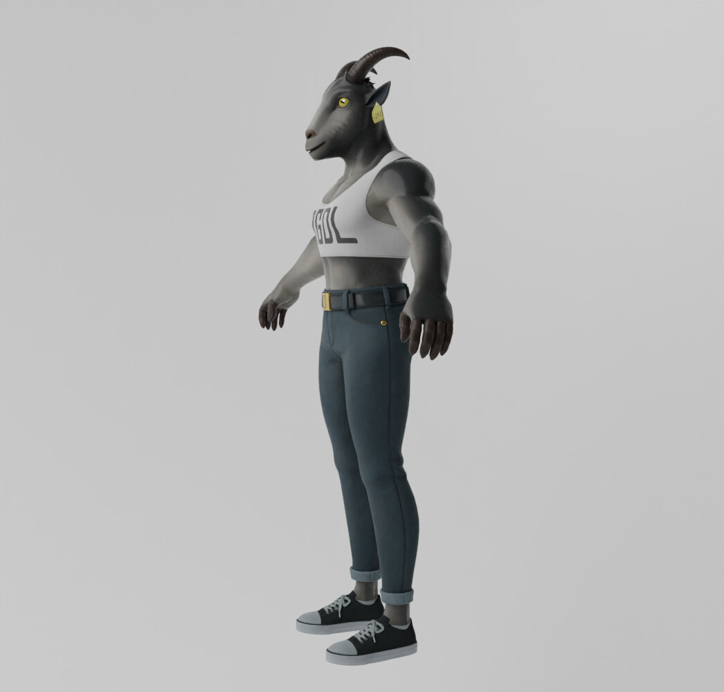 ArtStation - Pilgor Goat Lowpoly Rigged | Resources