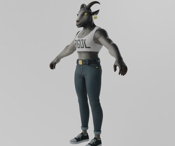 ArtStation - Pilgor Goat Lowpoly Rigged | Resources