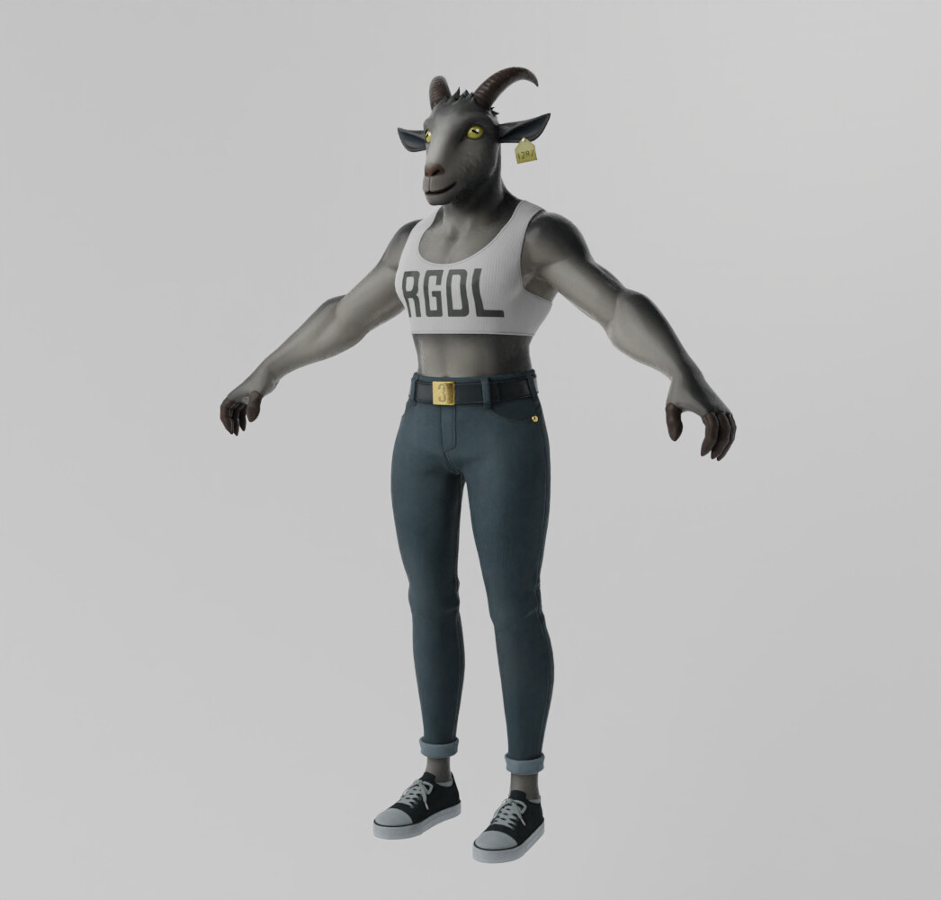 ArtStation - Pilgor Goat Lowpoly Rigged | Resources