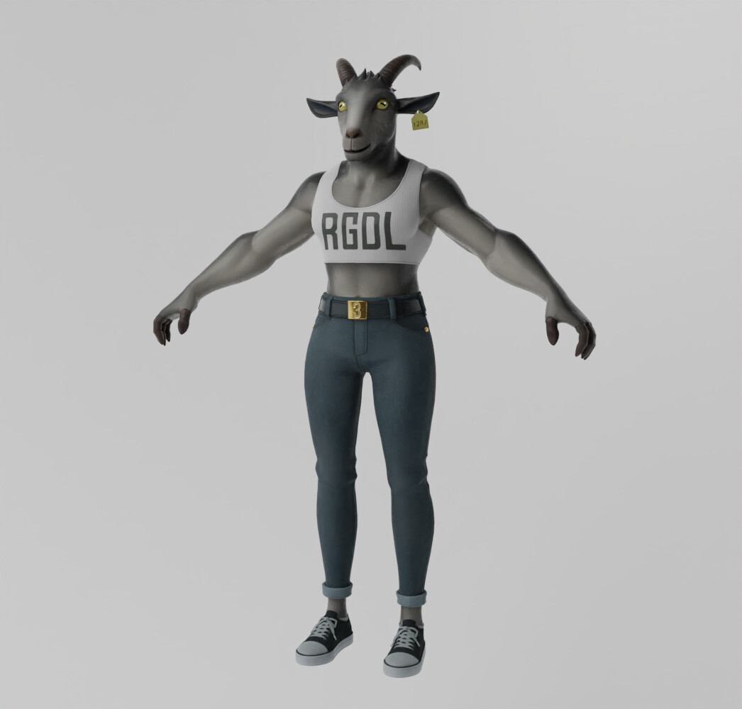 ArtStation - Pilgor Goat Lowpoly Rigged | Resources