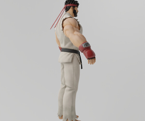 ArtStation - Ryu Lowpoly Rigged | Resources