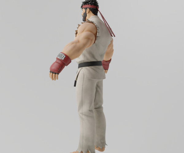 ArtStation - Ryu Lowpoly Rigged | Resources