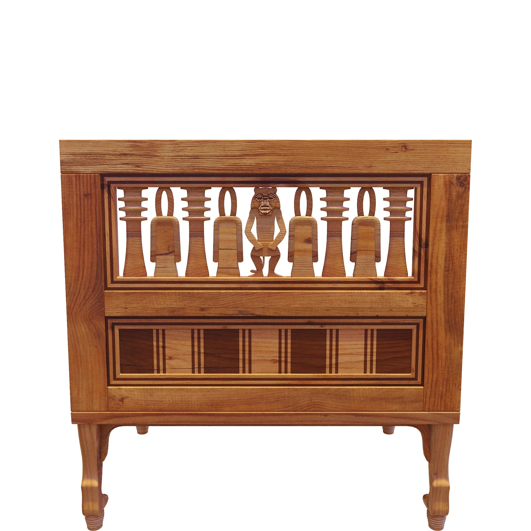 ArtStation - Egyptian Furniture Kit - Hatnefer's Chair | Resources