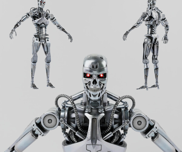 ArtStation - T-800 Lowpoly Rigged | Resources