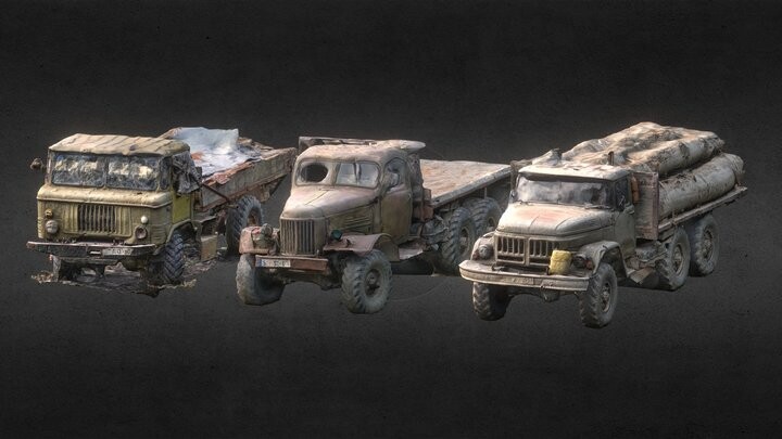 ArtStation - Soviet truck pack | Resources