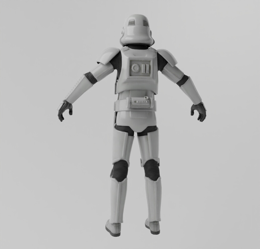 ArtStation - Stormtrooper Lowpoly RIgged | Resources