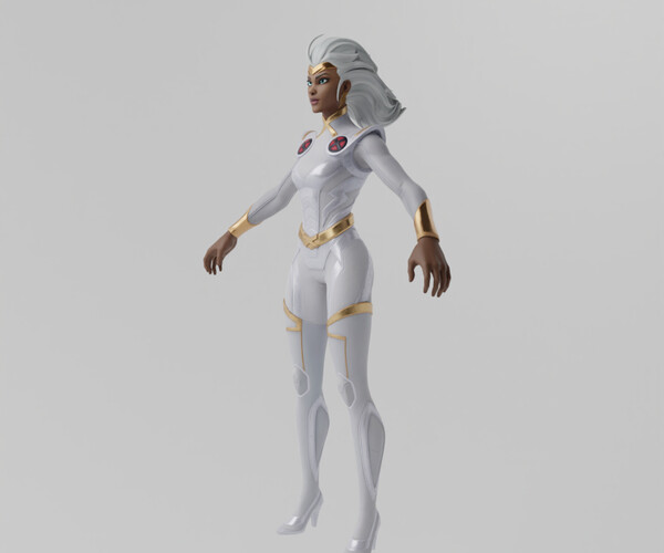 ArtStation - Storm X-Men Lowpoly Rigged | Resources