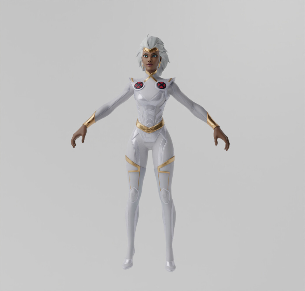 ArtStation - Storm X-Men Lowpoly Rigged | Resources