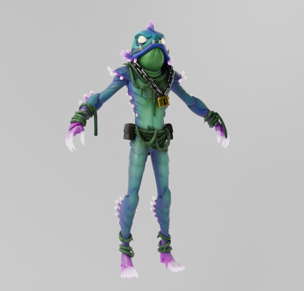 ArtStation - Triton Lowpoly Rigged | Resources