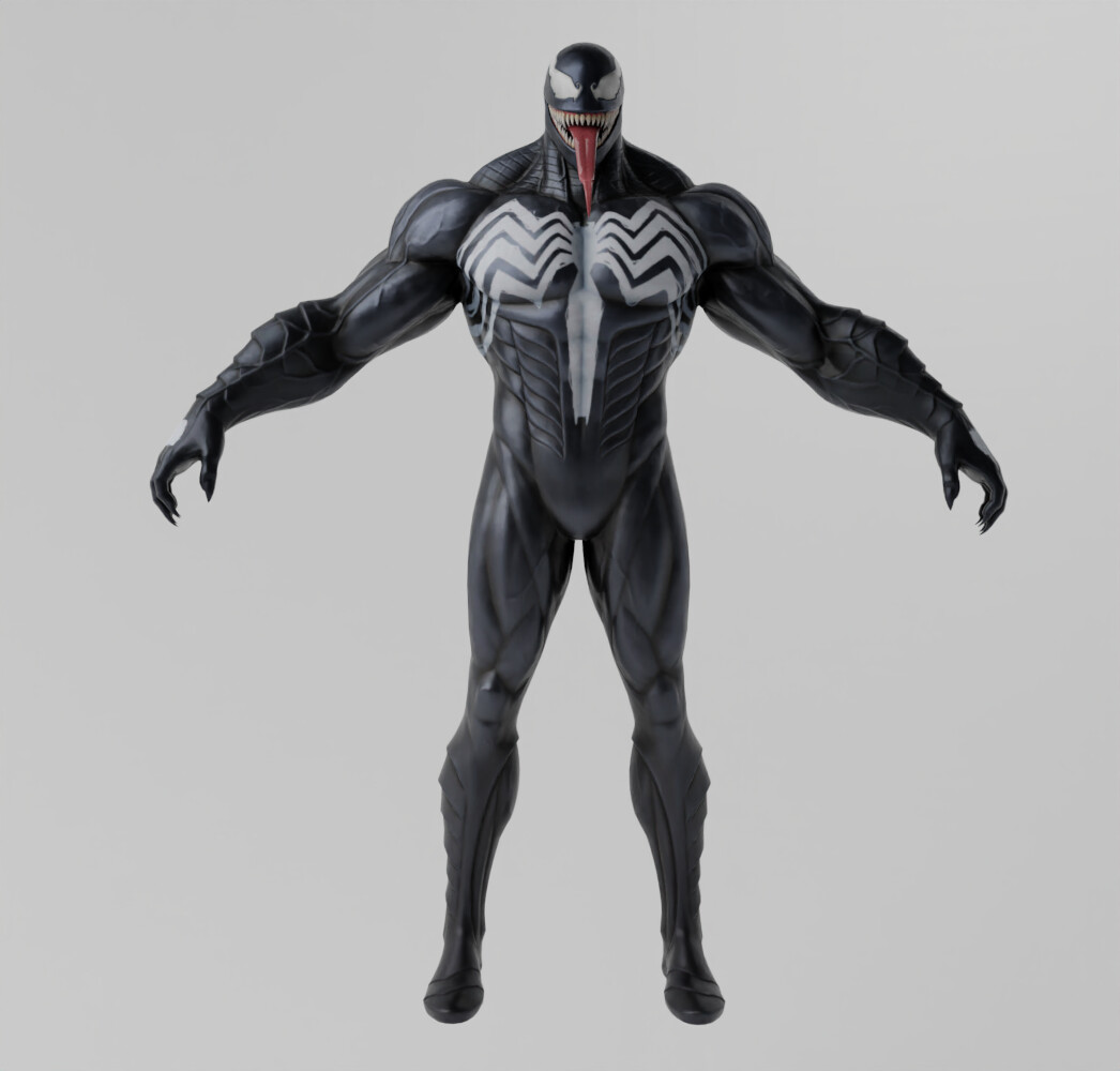 ArtStation - Venom Lowpoly Rigged | Resources