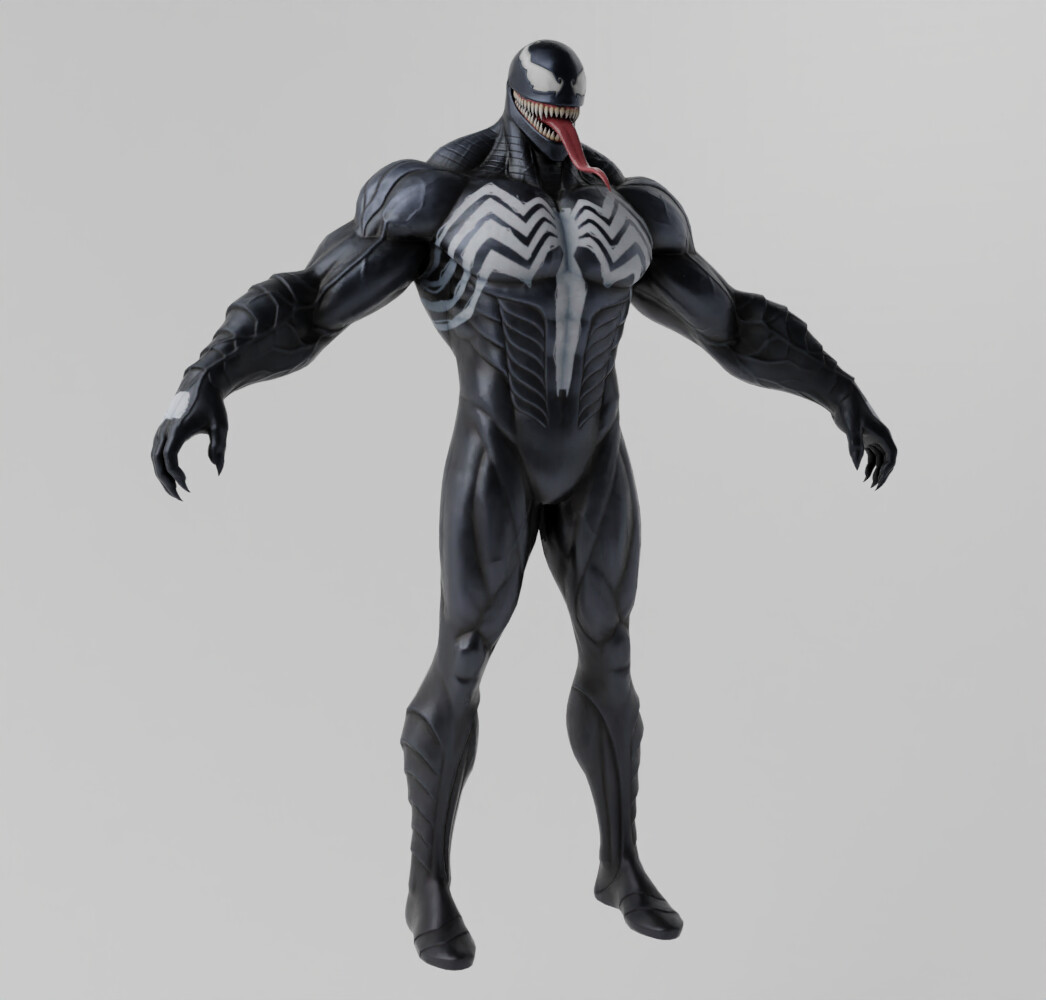 ArtStation - Venom Lowpoly Rigged | Resources