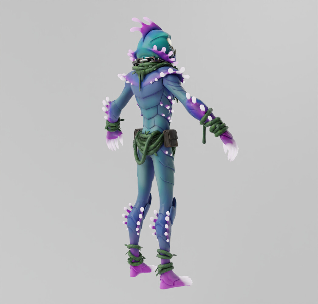 ArtStation - Triton Lowpoly Rigged | Resources