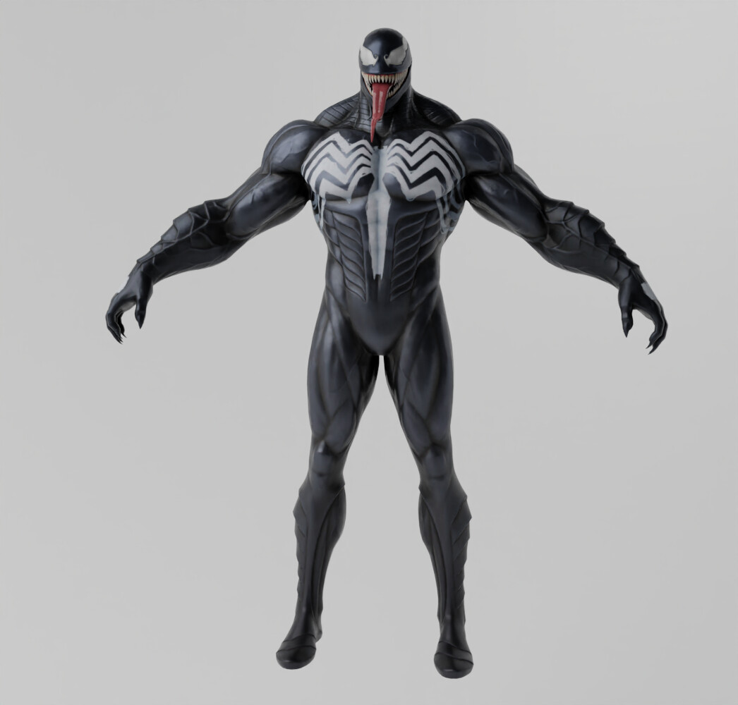ArtStation - Venom Lowpoly Rigged | Resources