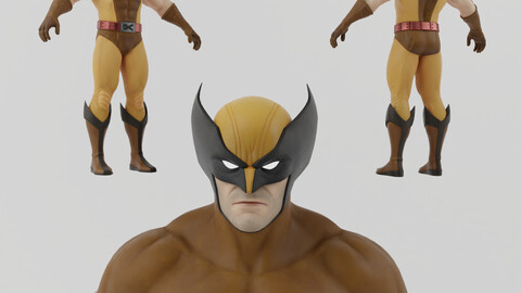 ArtStation - Wolverine Classic Lowpoly Rigged | Resources