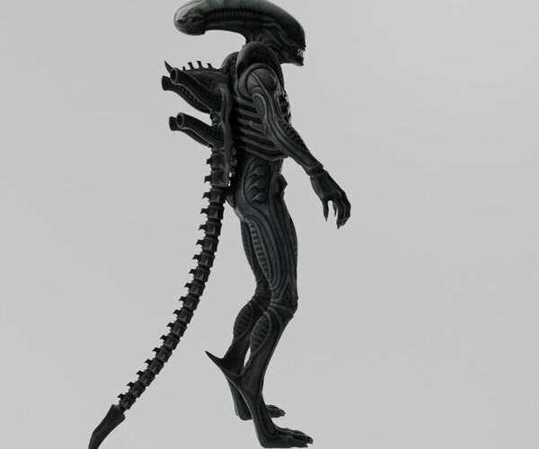 ArtStation - Xenomorph lowpoly Rigged | Resources
