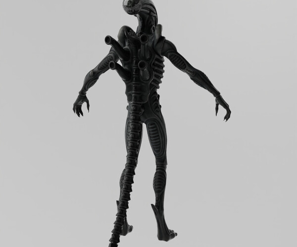 ArtStation - Xenomorph lowpoly Rigged | Resources
