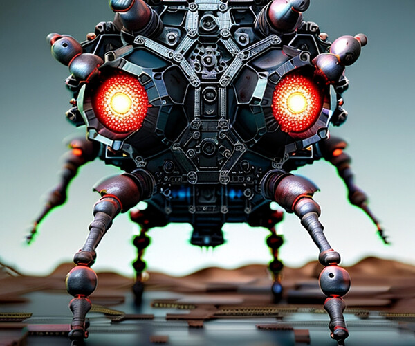 ArtStation - Alien insectoid robots race (pack #1: 80 characters ...