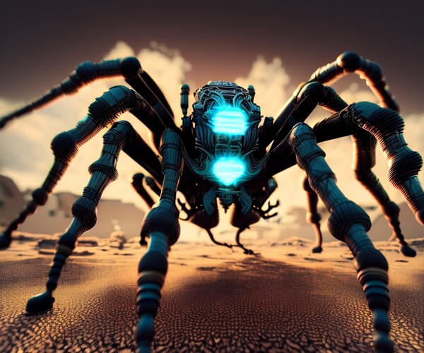 ArtStation - Alien insectoid robots race (pack #1: 80 characters ...