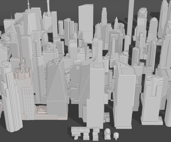 ArtStation - 100+ Unique Building Kitbash Bundle VOL-1 | Resources