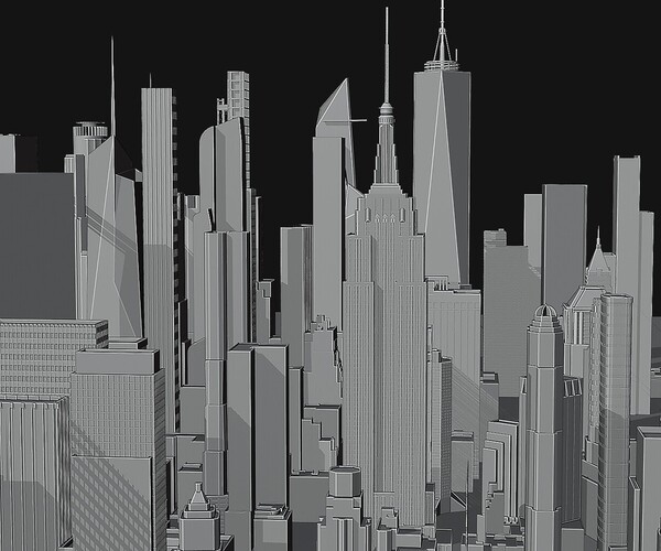 ArtStation - 100+ Unique Building Kitbash Bundle VOL-1 | Resources