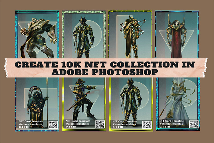 ArtStation - NFT COLLECTION GENERATOR PHOTOSHOP Version 2 | Artworks