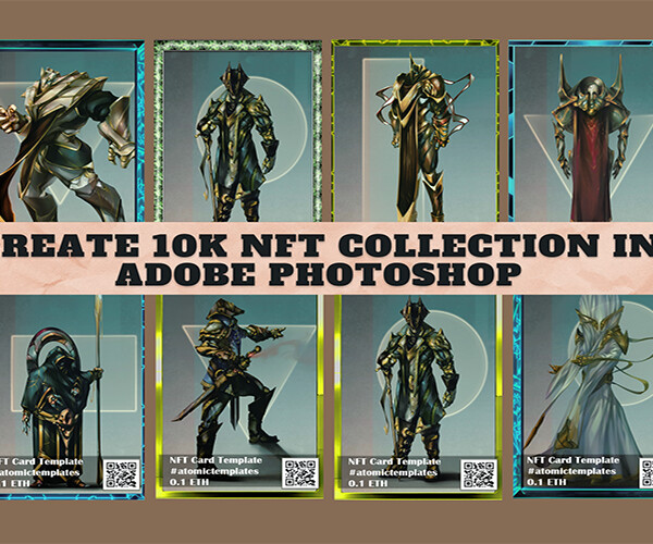 ArtStation - NFT COLLECTION GENERATOR PHOTOSHOP Version 2 | Artworks