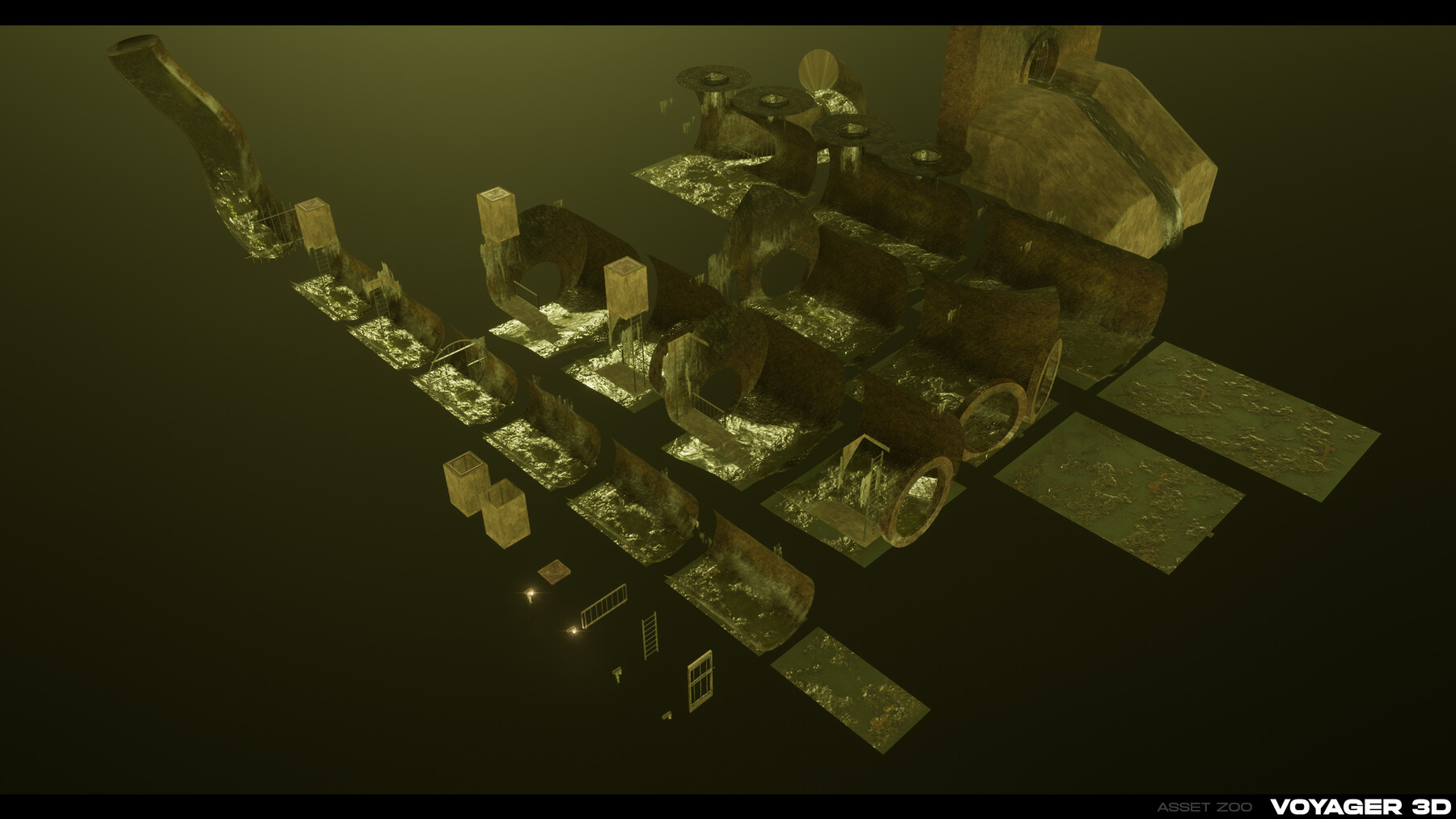 ArtStation - London Sewer Modular Pack | Game Assets