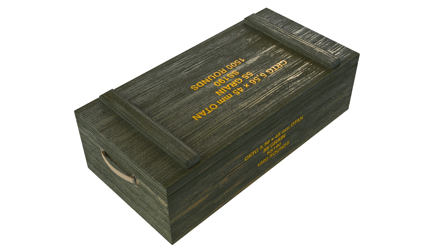 ArtStation - Ammo Wood Box with bullets ammunition military war shot ...