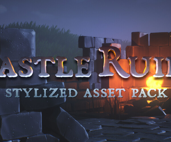 ArtStation - Stylized Castle Ruins Asset Pack ( Meshes ony - FBX ...