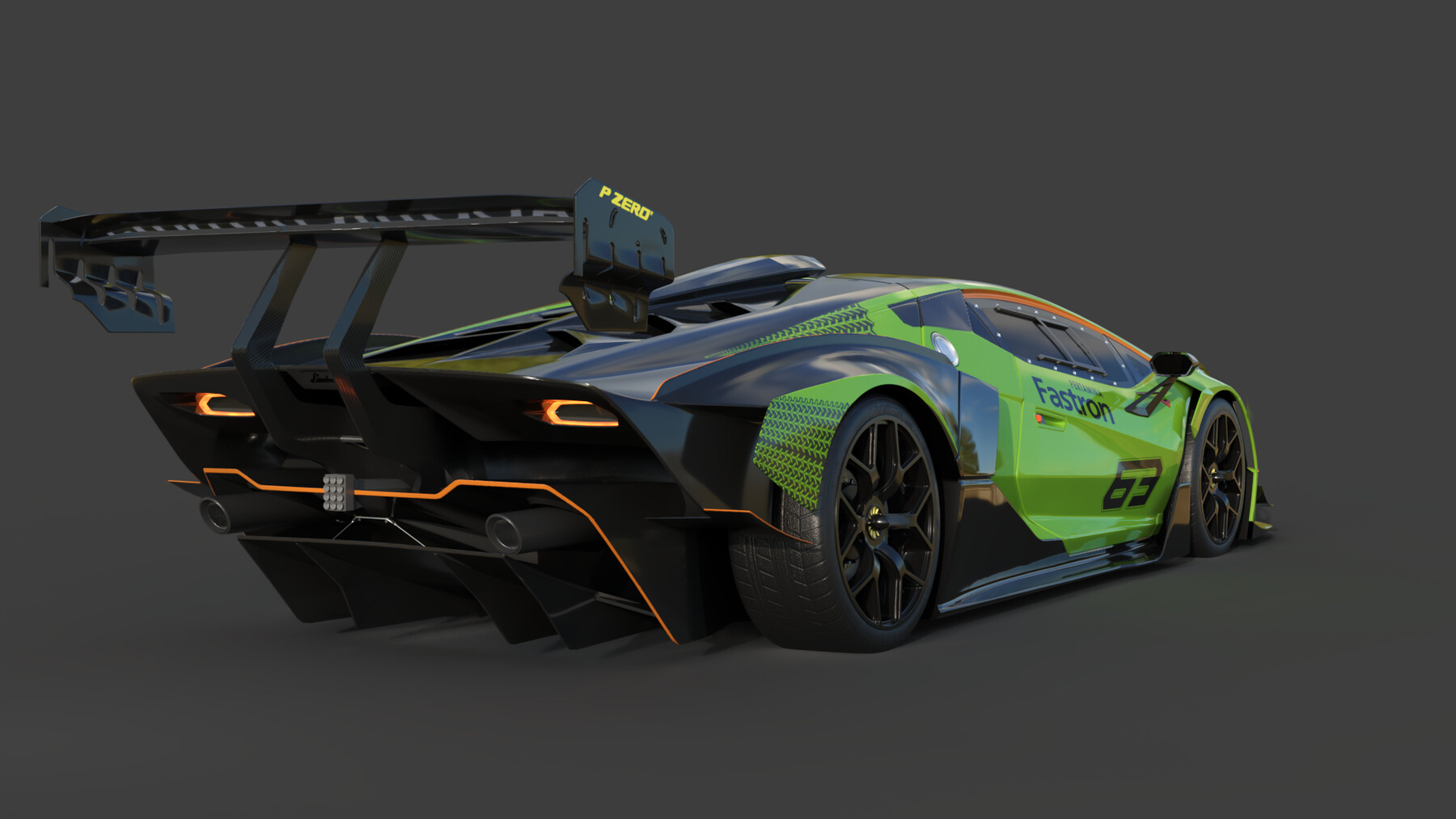 ArtStation - Lamborghini_Essenza_SCV12 | Game Assets