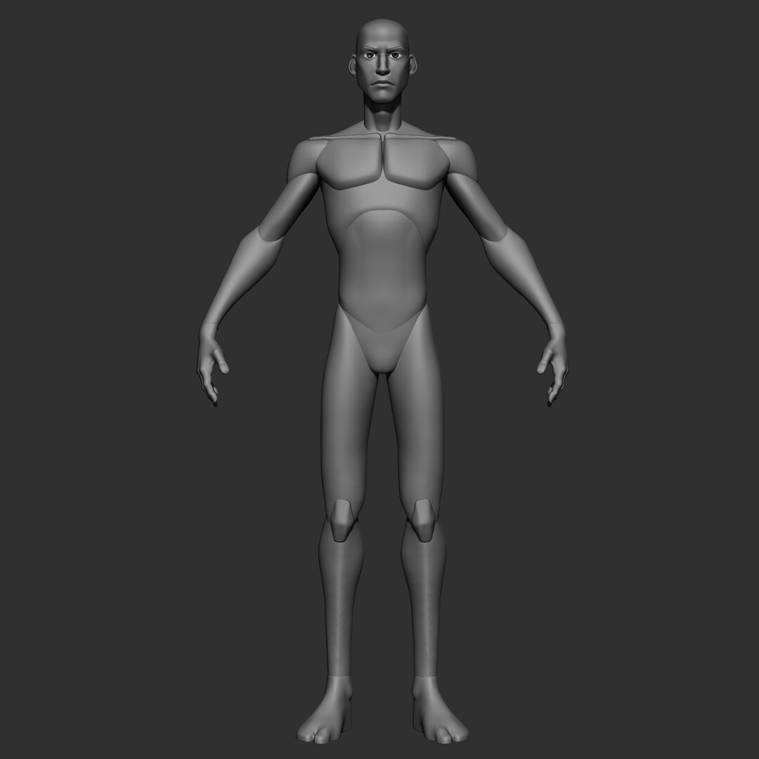 ArtStation - Skinny Basemesh | Resources