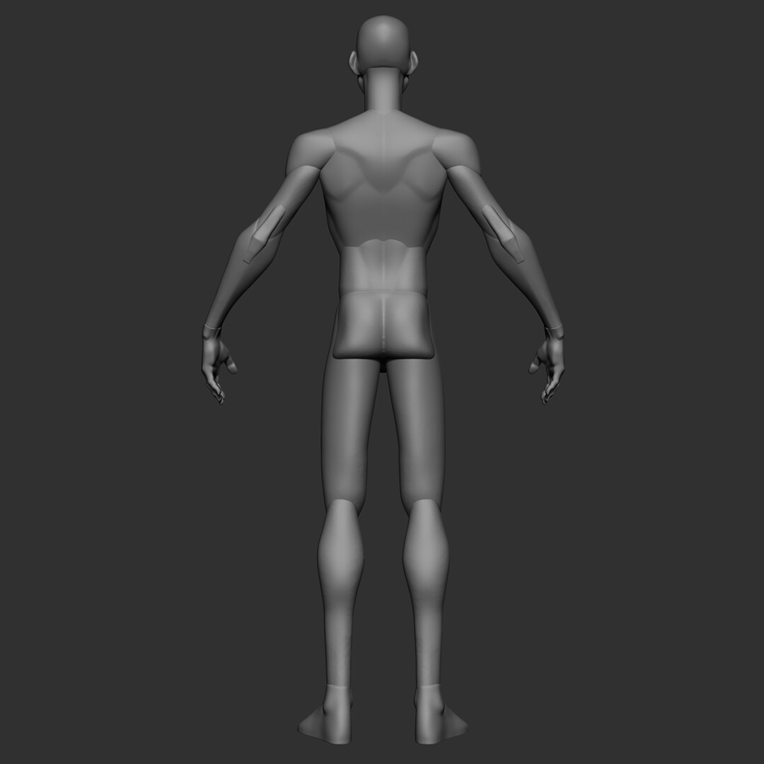 ArtStation - Skinny Basemesh | Resources