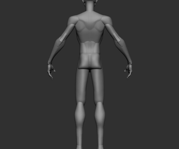 ArtStation - Skinny Basemesh | Resources