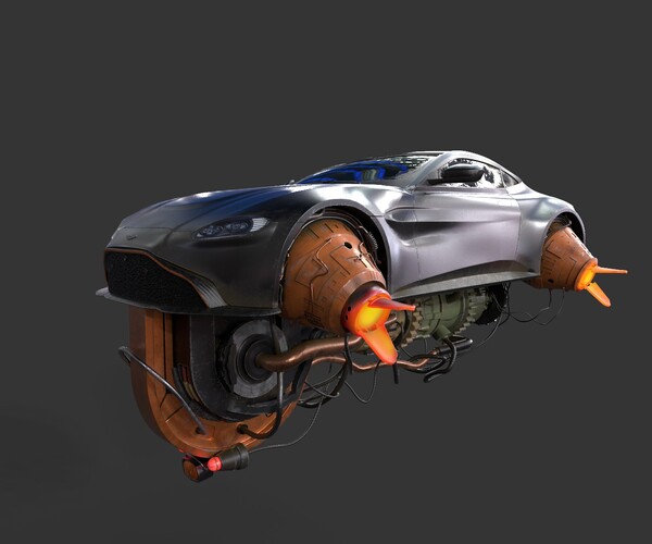 ArtStation - Flying_car | Game Assets