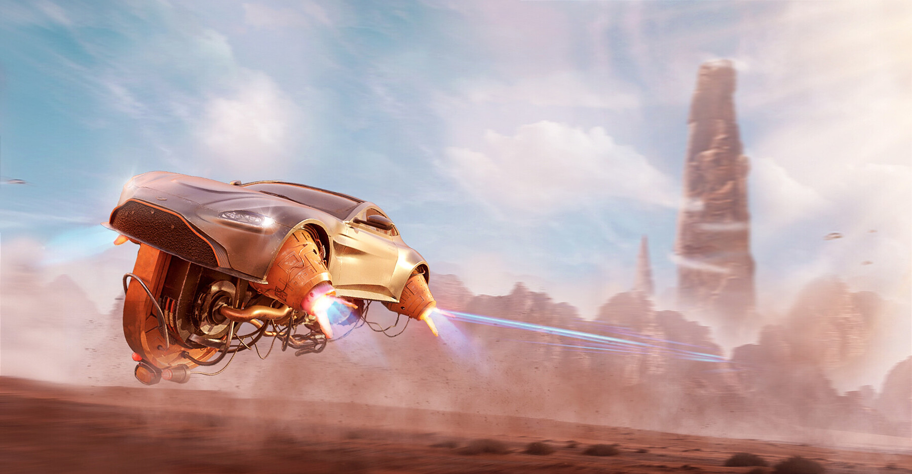 ArtStation - Flying_car | Game Assets