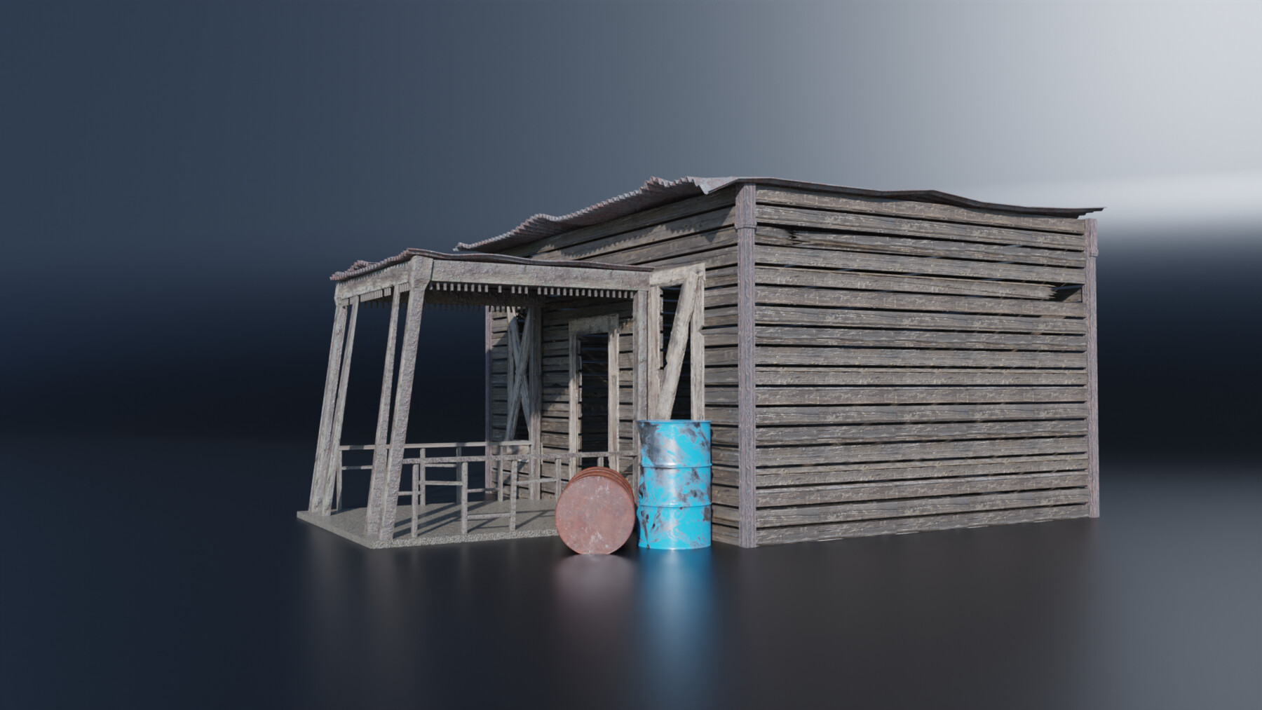 ArtStation - Old Shack-Slum Asset | Game Assets