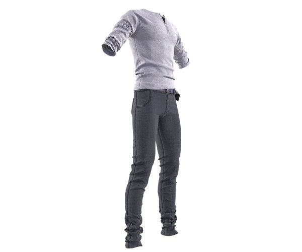 ArtStation - 3d man clothes shirt pants outfit streetstyle | Resources