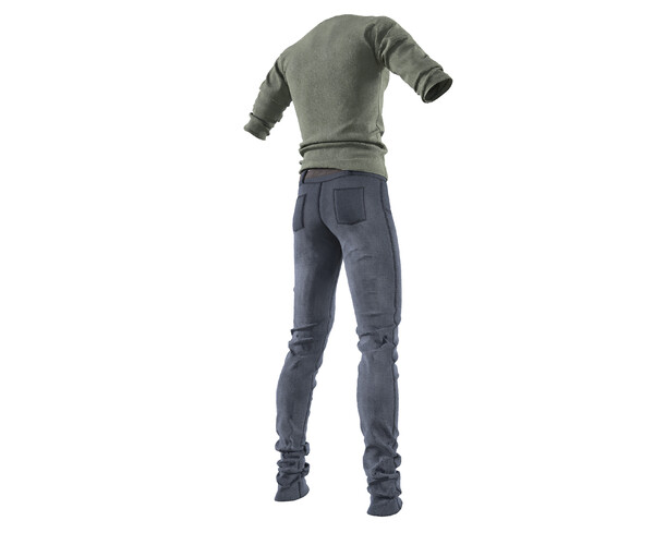 ArtStation - 3d man clothes shirt pants outfit streetstyle | Resources