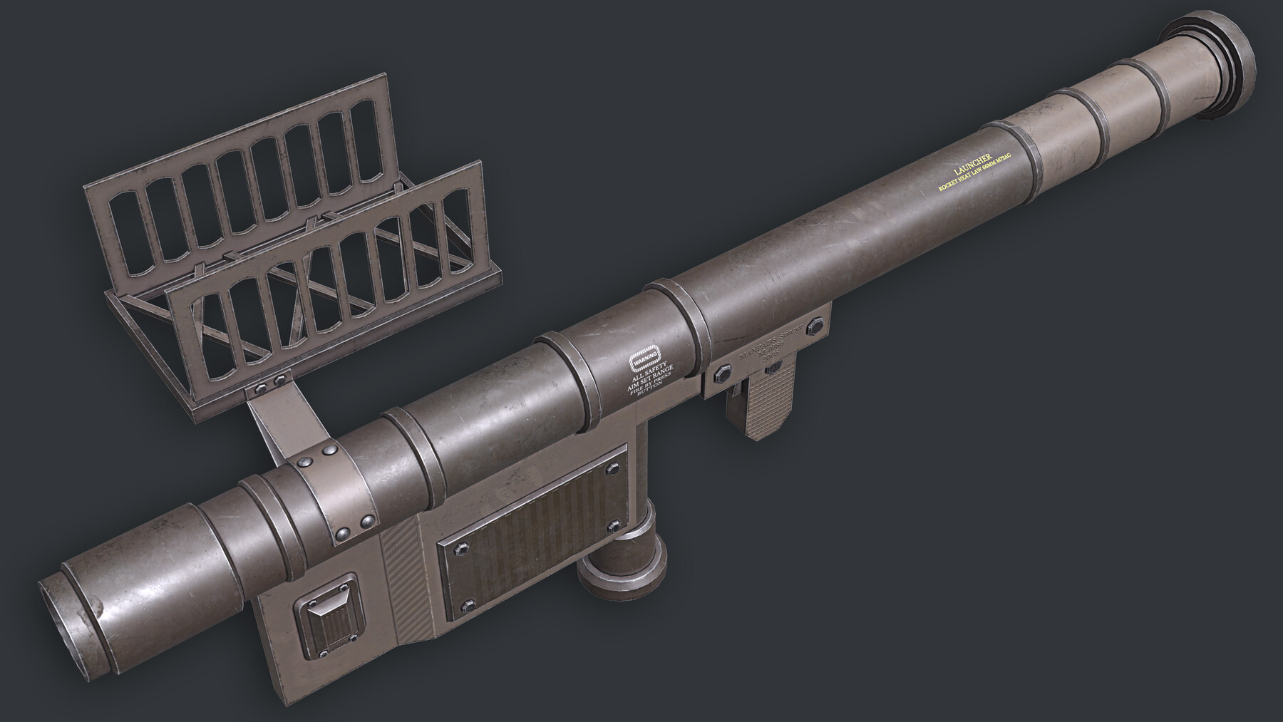 ArtStation - Rocket Launcher Game Ready 3 | Game Assets