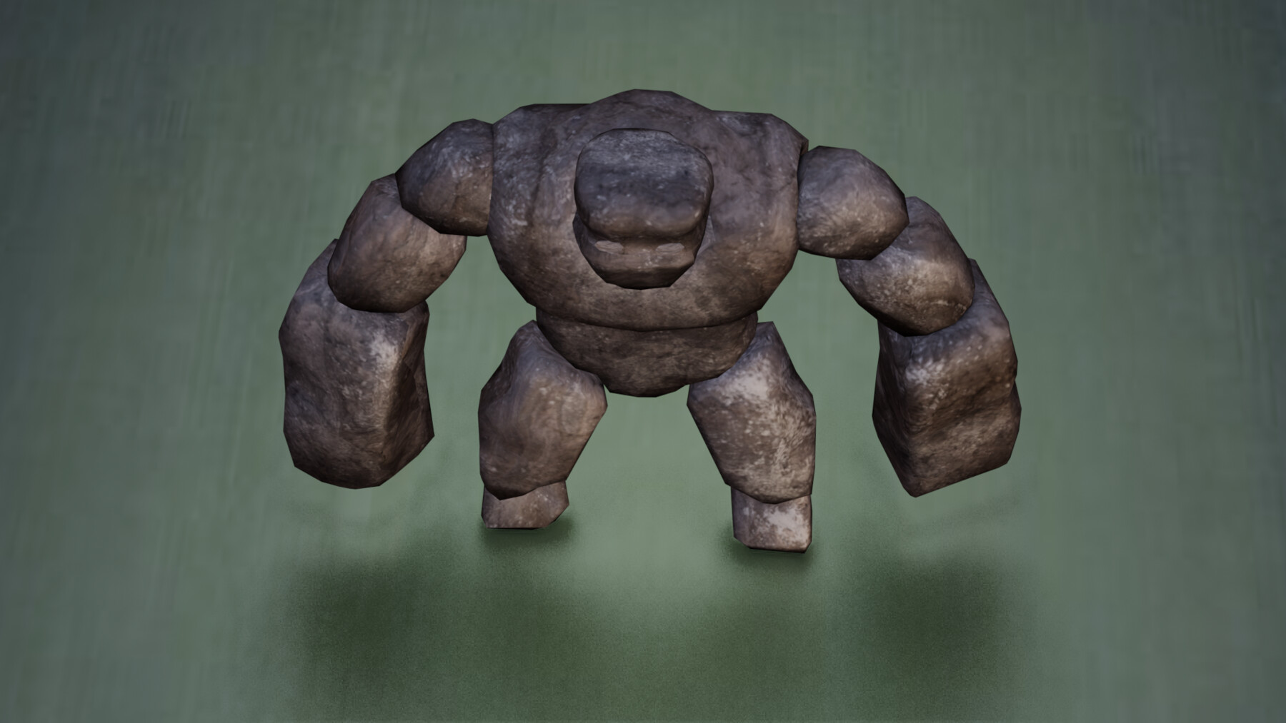 ArtStation - STONE GIANT LOW POLY GAME READY | Game Assets