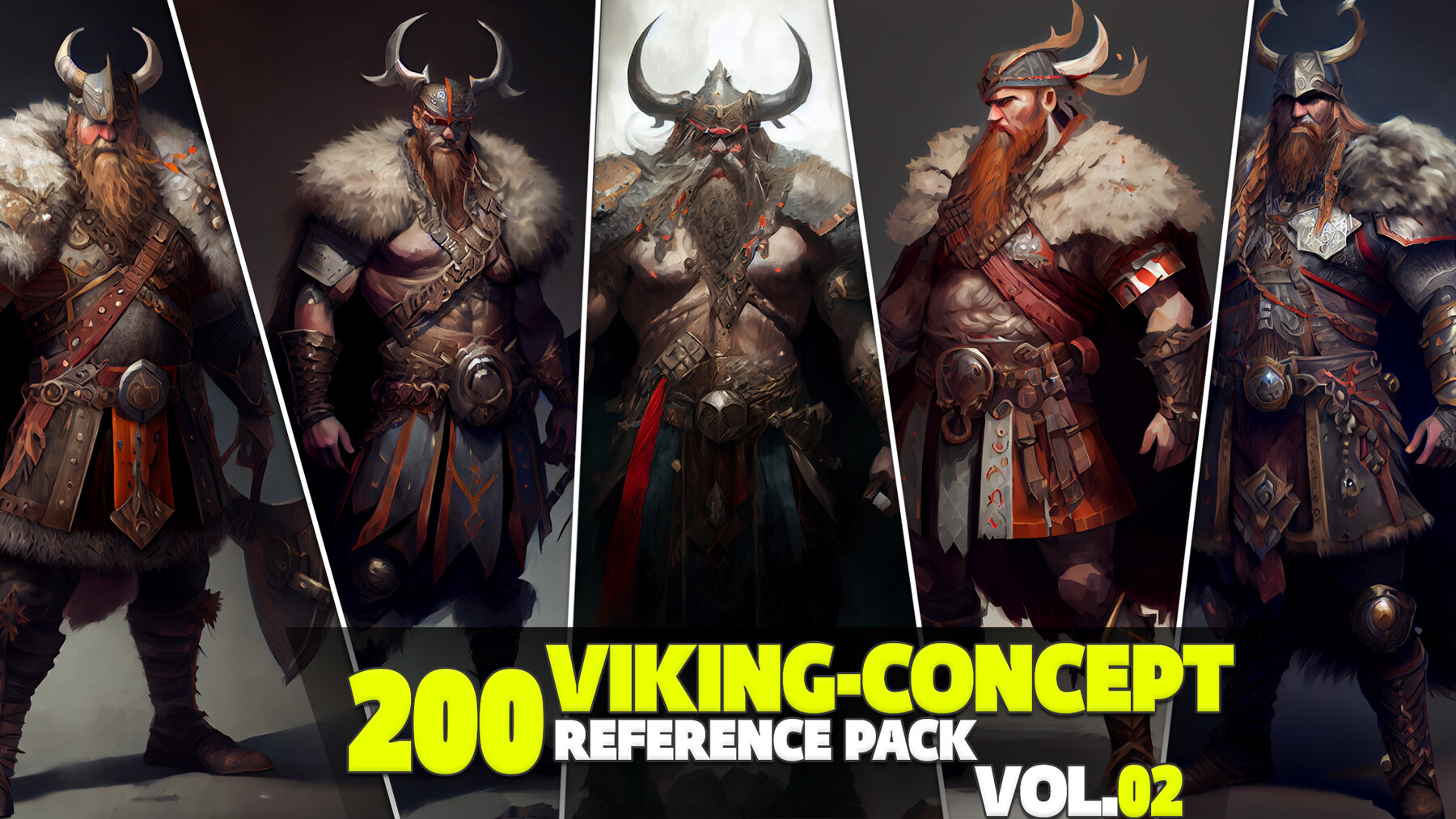 ArtStation - 200 Viking-Concept Reference Pack Vol.02 | Artworks