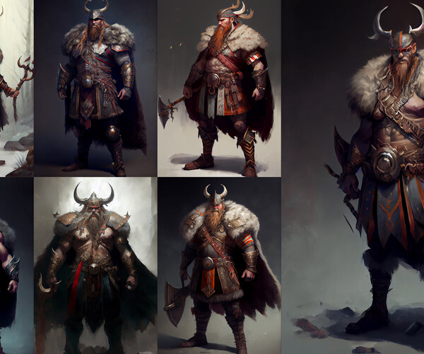 ArtStation - 200 Viking-Concept Reference Pack Vol.02 | Artworks