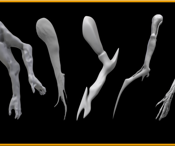 ArtStation - 20 Creature Arms | Game Assets