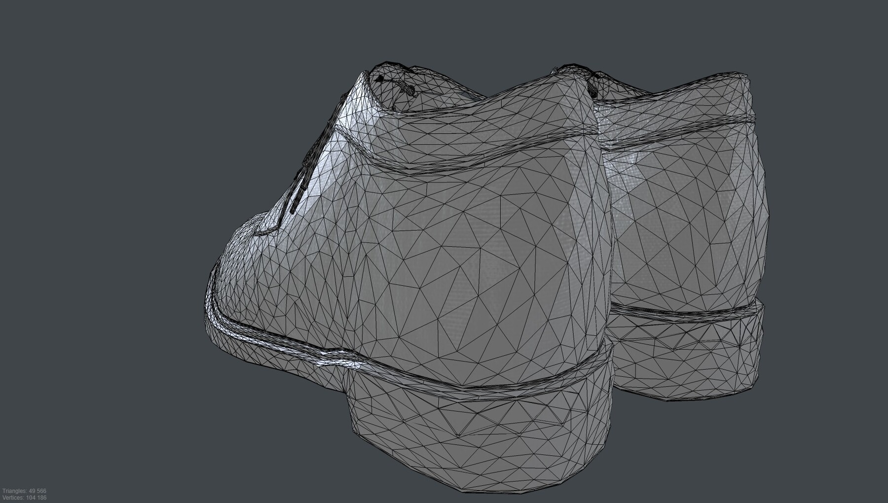 ArtStation - Fabric Work Shoes Low-poly | Game Assets