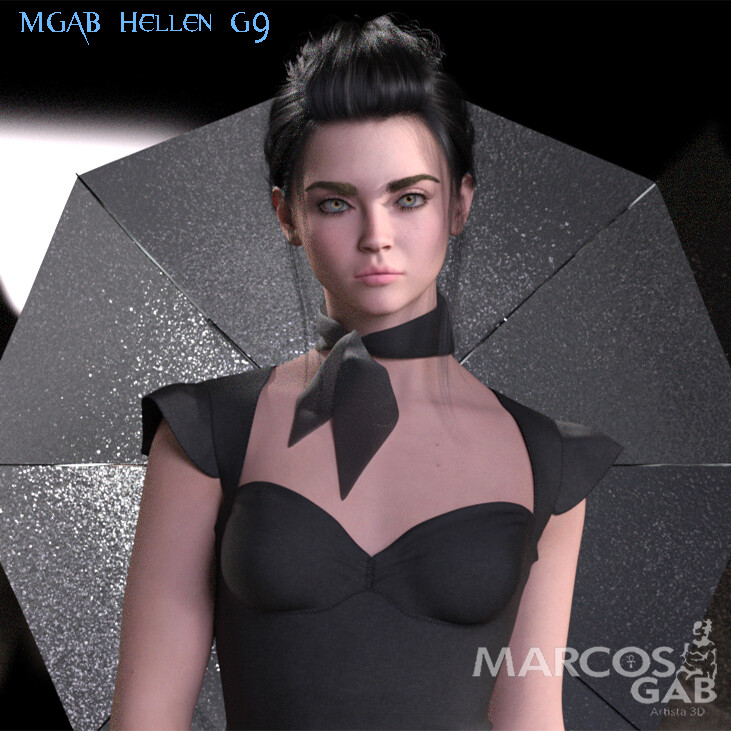 ArtStation - MGAB Hellen for Genesis 9 | Resources