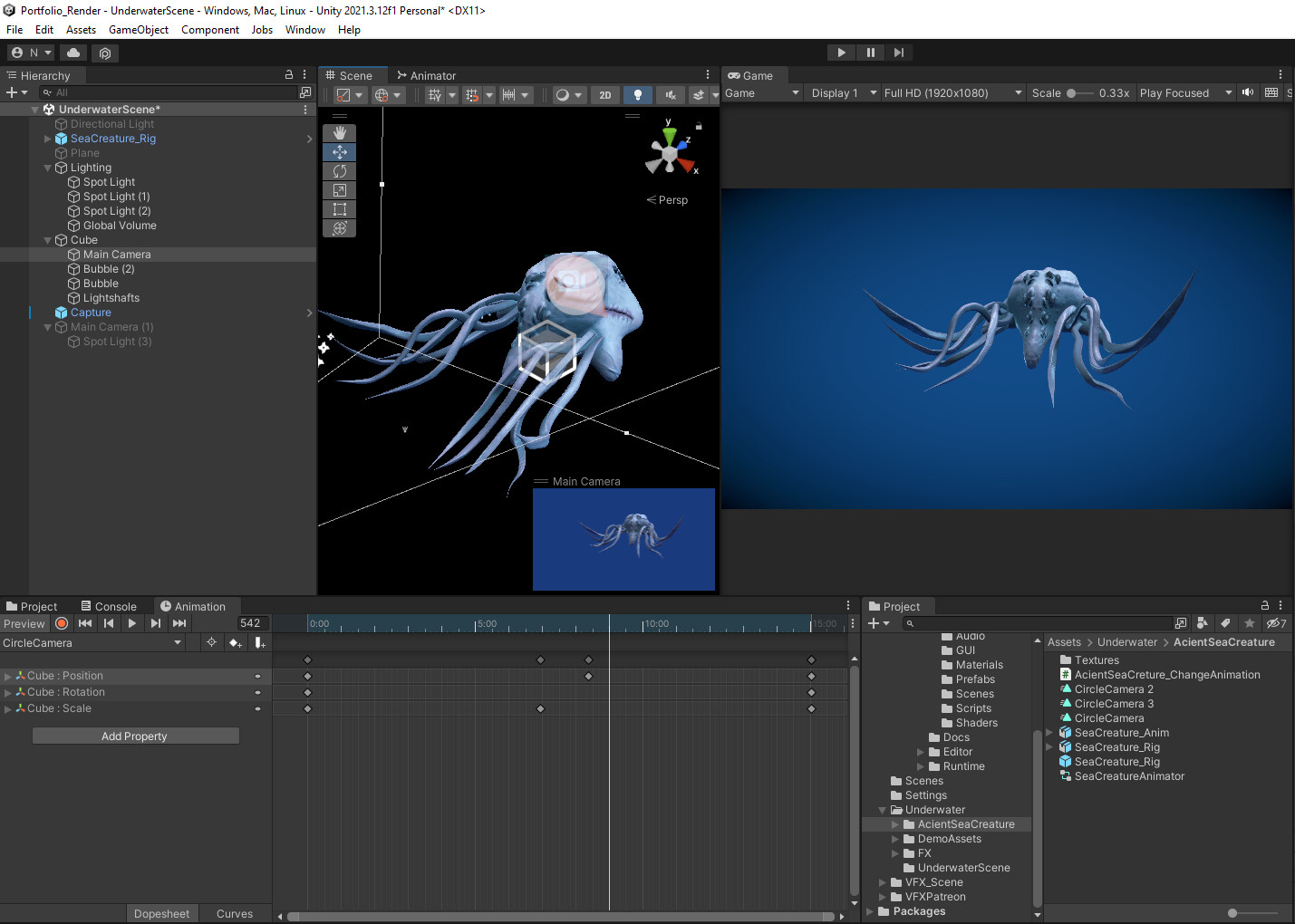 ArtStation - Ancient Deep Sea Creature | Game Assets
