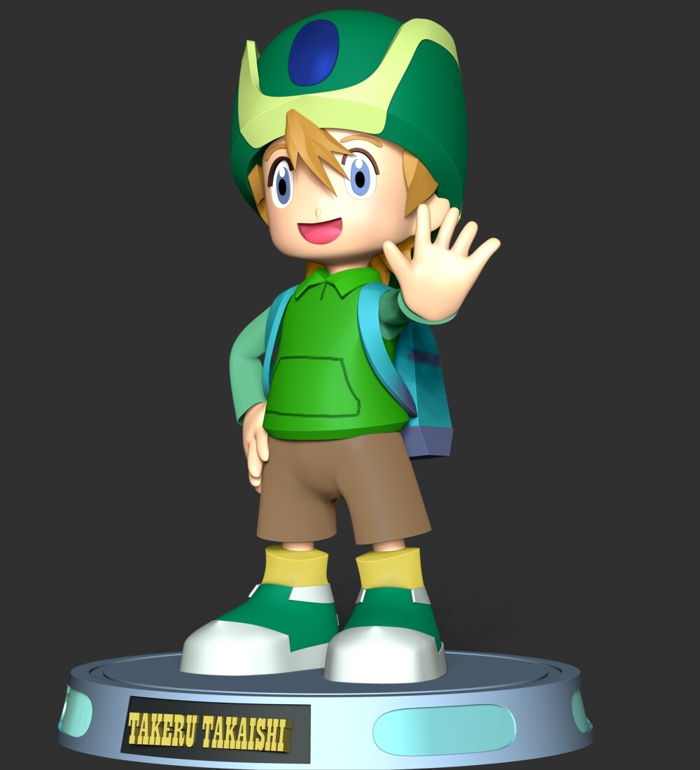 ArtStation - Takeru Takaishi - Digimon Adventure | Resources