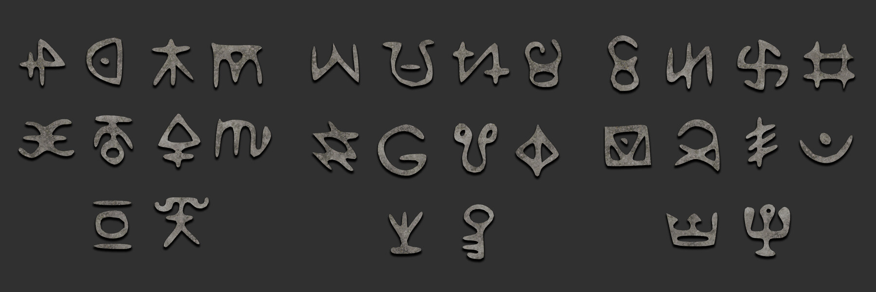 ArtStation - 300+ Runes Alpha Pack 8K | Brushes