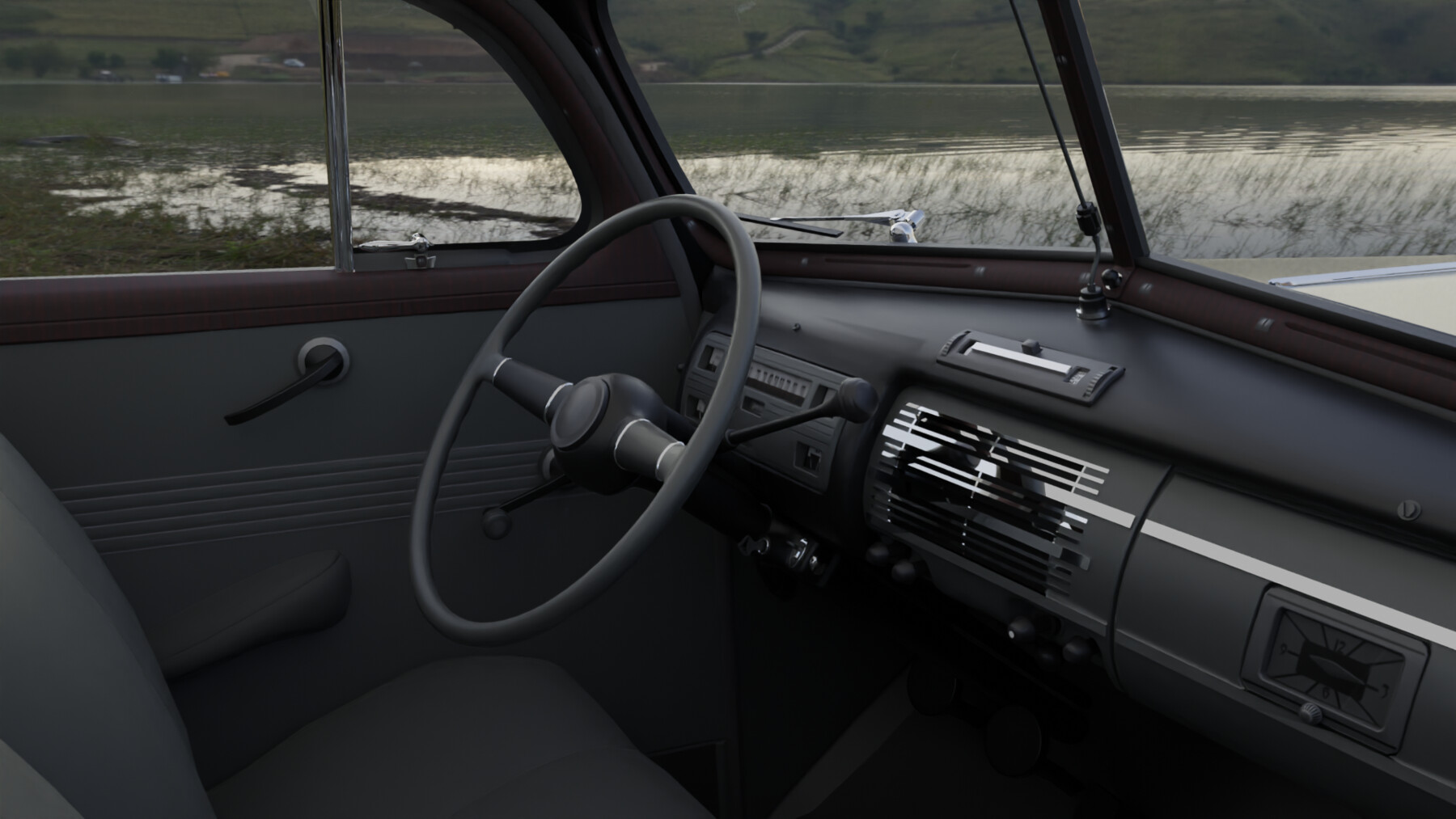 ArtStation - Ford De Luxe Coupe with Engine Sounds | Game Assets